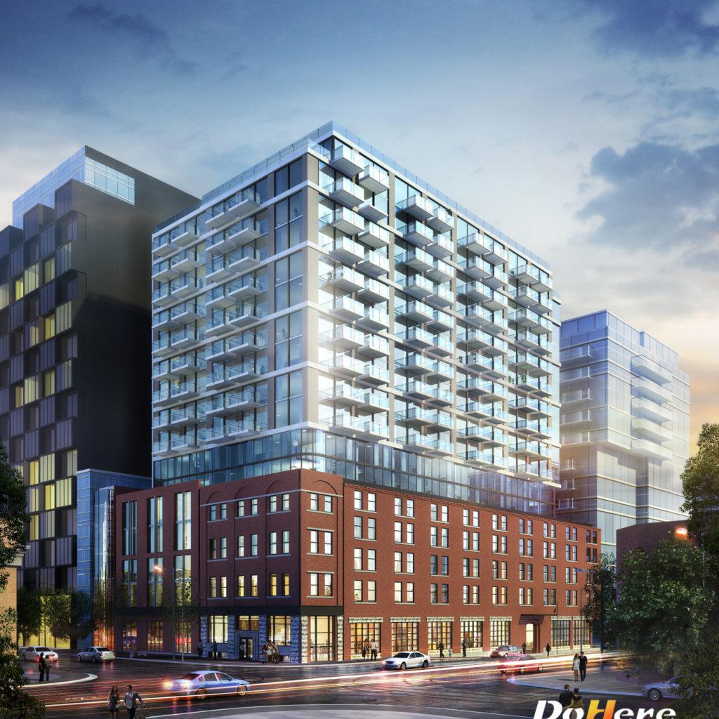 High Rise | Architectural Rendering 3D Exterior Digital Illustration