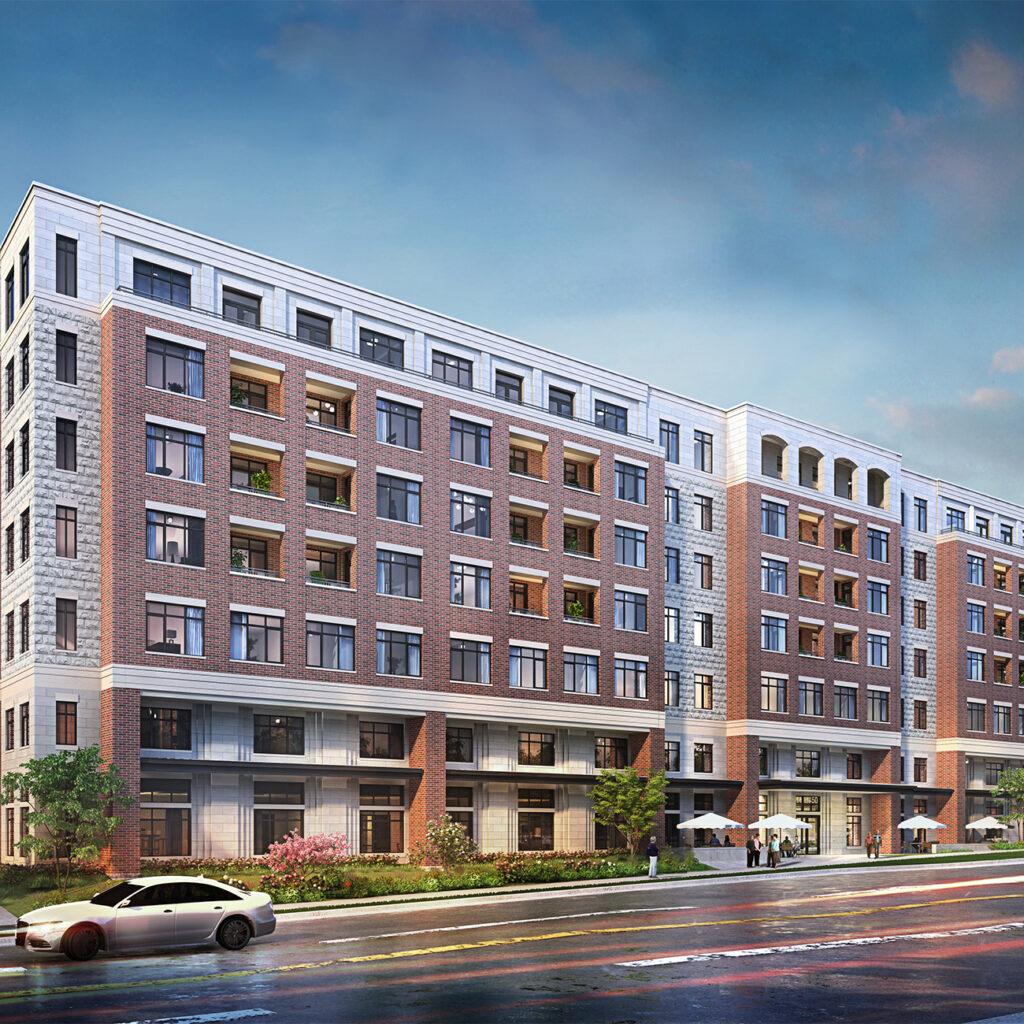 Low Rise | Architectural Renderings 3D Exterior Digital Illustration