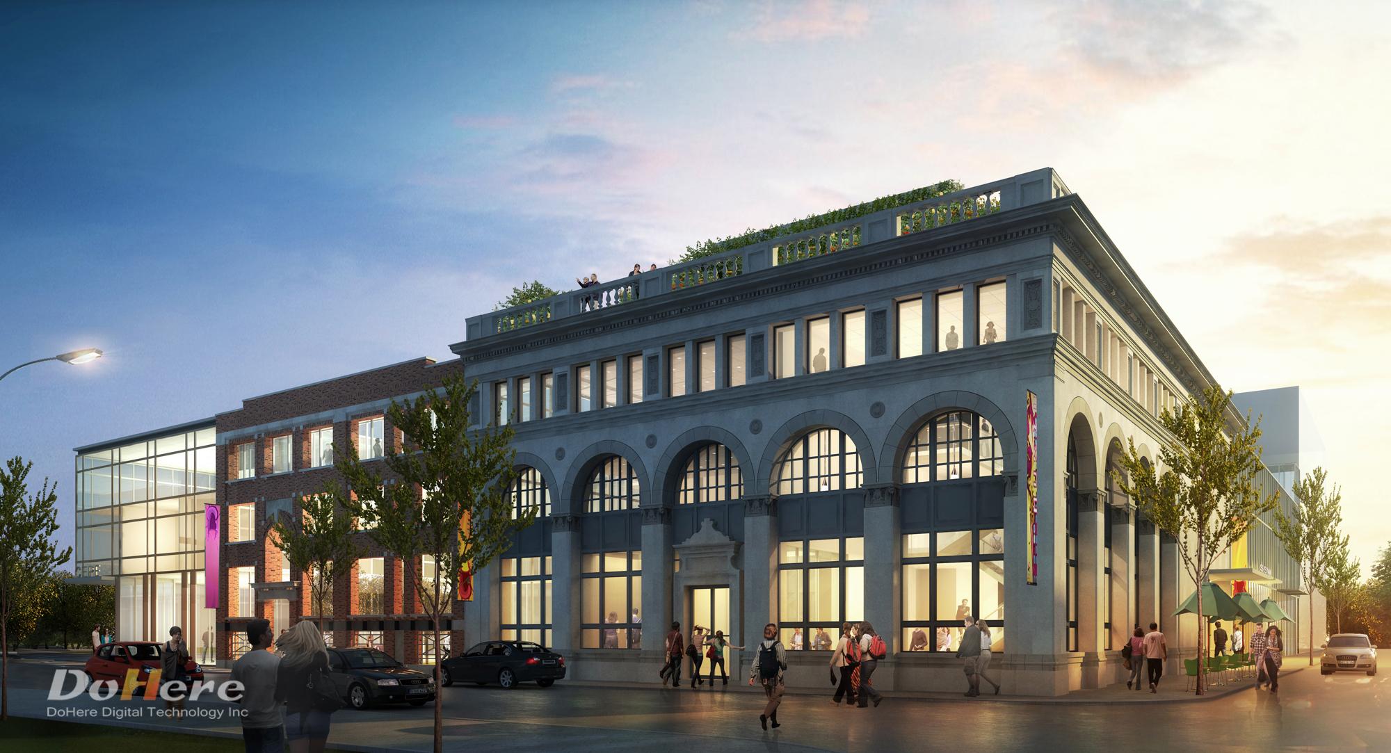 Low Rise | Architectural Renderings 3D Exterior Digital Illustration