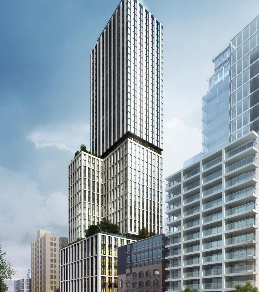 High Rise | Architectural Rendering 3D Exterior Digital Illustration